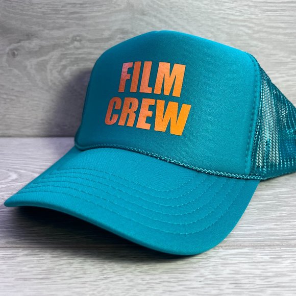 OTTO | Accessories | New Vintage Style Film Crew Orange Aqua Trucker ...